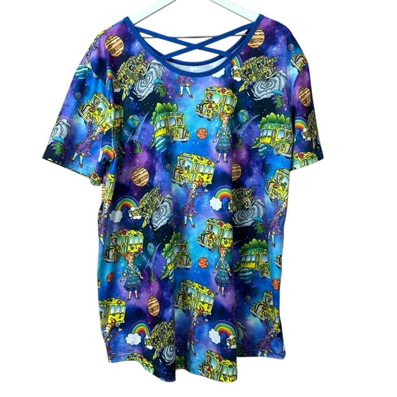 Tops | Magic School Bus Top Women Sz Xl | Poshmark